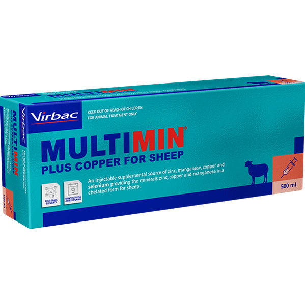 MULTIMIN PLUS COPPER INJECTION FOR SHEEP 500ML – CVS Online Vet, Pet ...
