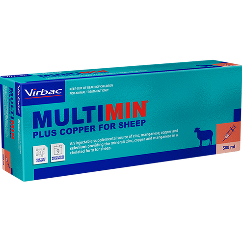 MULTIMIN PLUS COPPER INJECTION FOR SHEEP 500ML – CVS Online Vet, Pet ...